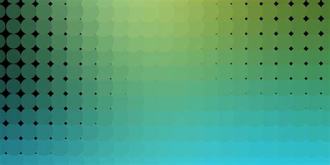 Light Blue Green Vector Texture With Disks Colorful Illustration With Gradient Dots In Nature