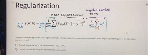 Regularization Suppose You Have A StudyX