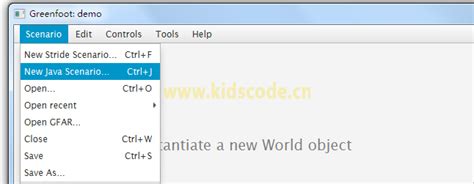 Greenfootjava学习 创建新世界 少儿编程网 致力于为中小学儿童提供全面专业系统的免费少儿编程图文教程视频教程