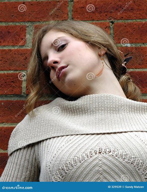 Untrusting Stock Image Image Of Long Model Fashion Face 329539