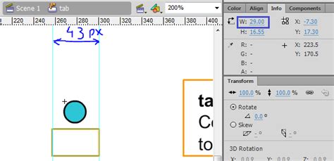Html Translating Flash Info Box Into Coordinates For Html5 Canvas