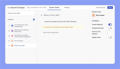 Documention Quiz Creation