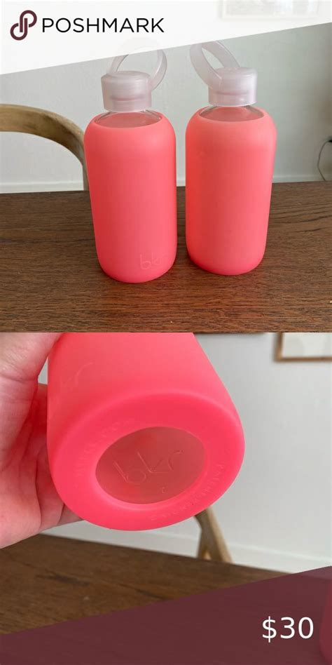 Bkr Glass Water Bottle Set Of 2 Glass Water Bottle Glass Bottle