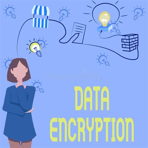 Text Showing Inspiration Data Encryption Internet Concept Symmetrickey