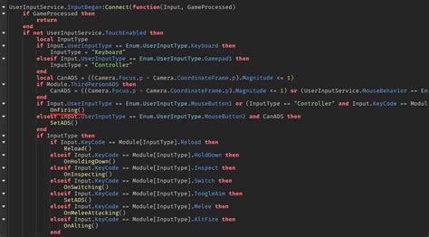 Gun Equip Camera Movement Automatically Shoot Bug Scripting Support