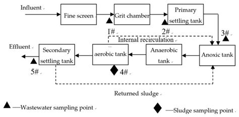 Schematic Diagram Of WWTP And Sampling Locations Download Scientific Diagram