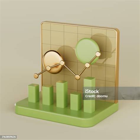 황금 막대 차트 그래프 다이어그램 통계 비즈니스 인포 그래픽 3d 렌더링 0명에 대한 스톡 사진 및 기타 이미지 0명 3
