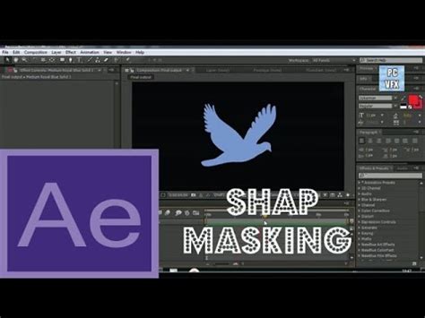 Adobe After Effect Shape Mask Morphing Tutorial VFX Tutorials YouTube