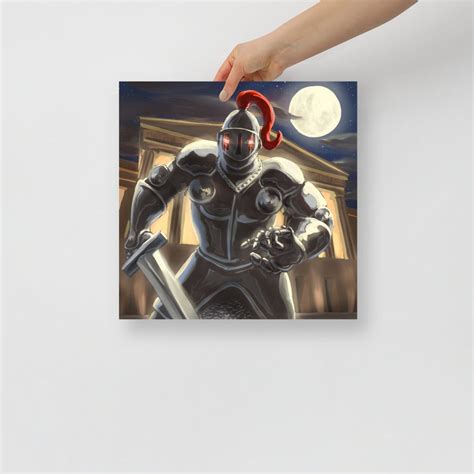 The Black Knight From Scooby Doo Art Print Kyle La Fever Art