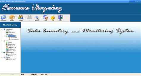 Sales And Inventory Monitoring System For Maureens Ukay Ukay Visual