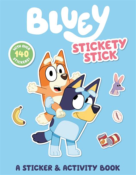 Bluey Stickety Stick A Sticker And Activity Book With Over 140