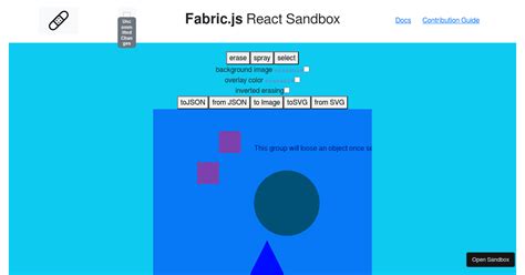 Fabric App Codesandbox