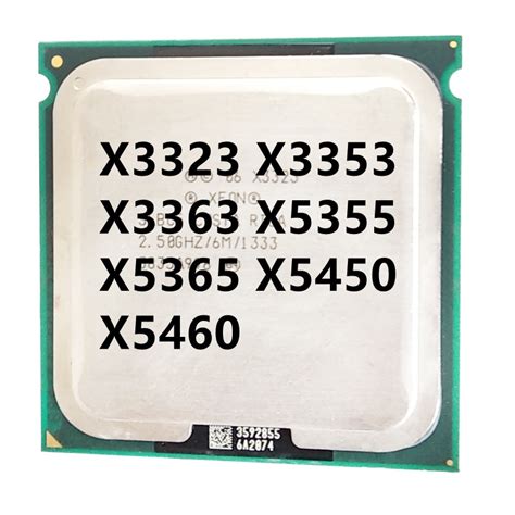 หนวยประมวลผล CPU X3323 X3353 X3363 X5355 X5365 X5450 X5460 LGA 771 Quad Core Shopee Thailand