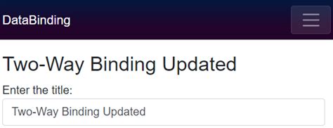 Working With Binding In Blazor Applications Code Maze