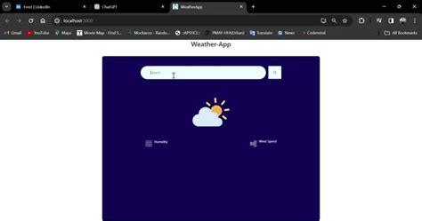 Launching A New Weather Application With Reactjs Venkata Balaji K Posted On The Topic Linkedin