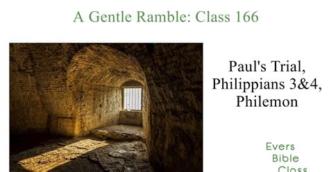 A Gentle Ramble Through The Bible Class 166