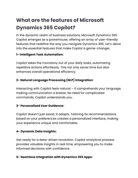 PPT - How Does Microsoft Copilot Transform Work in Dynamics 365 Business Central PowerPoint ...