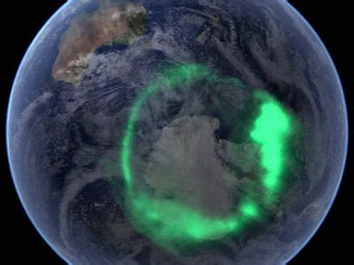 Southern Lights Aurora Atmospheric Display Southern Hemisphere