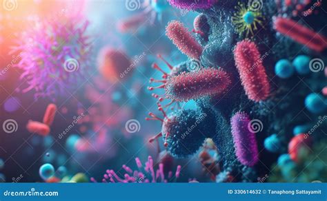 Intricate Microscopic View Of Organic Cellular Structure Royalty Free Stock Image