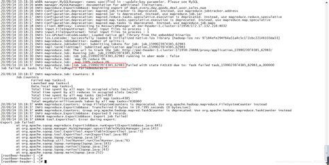 Sqoop 报 Error Toolexporttool Error During Export Export Job Failederror Toolexporttool