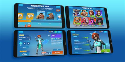 Protectors Mobile Shooter Game Uiux On Behance