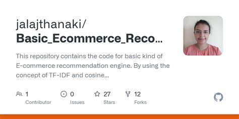basic ecommerce recomendation system basic content based recommendation