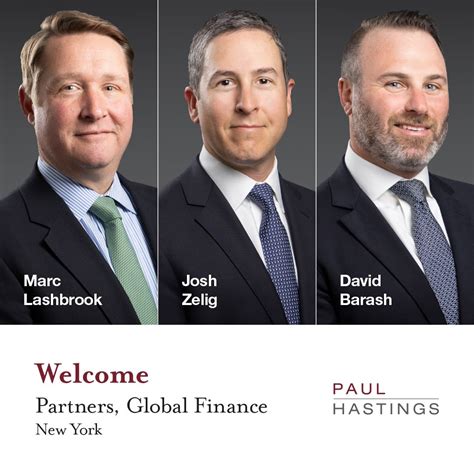 Paul Hastings Adds Premier Three Partner Finance Team In New York Paul Hastings Llp Paul