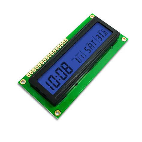 16x2 Dots Cog Lcd Display Matrix Segment Mono Lcd Monitor With 16 Pin