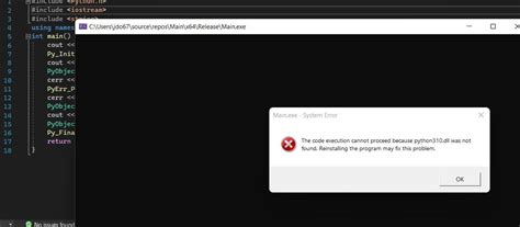 Solved I Am Trying To Intergrate C And Python In Visual Chegg