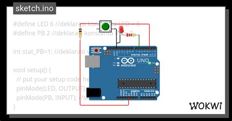 Lat 2 Pb Nyalakan Led Wokwi Esp32 Stm32 Arduino Simulator