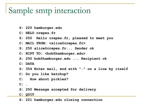 PPT SMTP PowerPoint Presentation Free Download ID 2234163