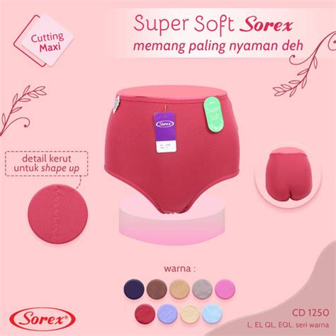 Jual CD SOREX MAXI 1250 / celana dalam super soft tinggi menutup pusar - XXL - Kota Semarang ...