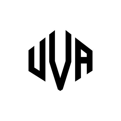 Diseño De Logotipo De Letra Uva Con Forma De Polígono Diseño De