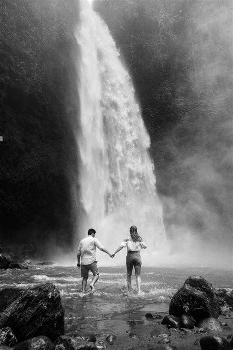 Nung Nung Waterfall Surprise Proposal Bali Proposal