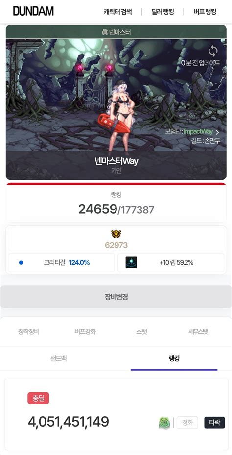 40억 딜러 등장 던전앤파이터던파 에펨코리아