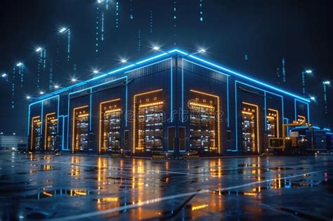 Ai Driven Logistics Center Enhancing Supply Chain Efficiency An Stock