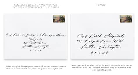 Wedding Invitation Etiquette Envelope Addressing Lupineletters Com