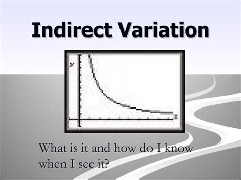 Indirect Variation Notes Ppt