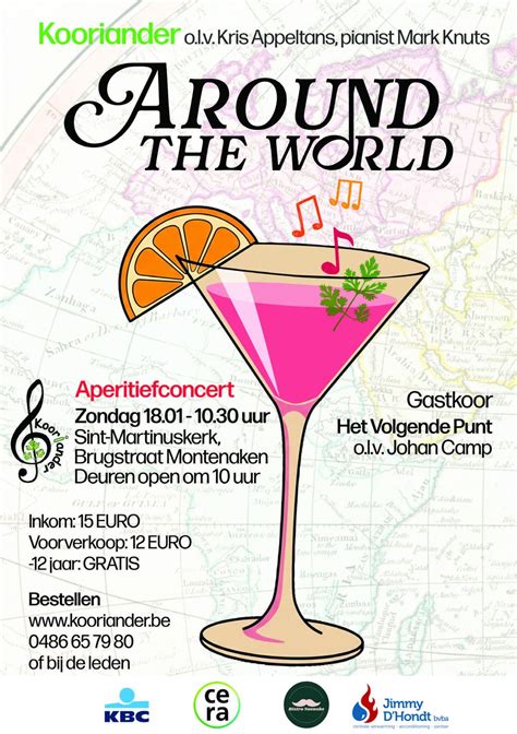 🍹🎶 Aperitiefconcert Around The World 🎶🍹 Sint Martinuskerk