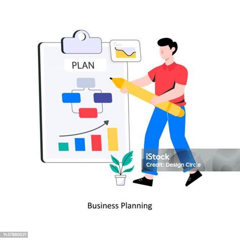 사업 계획 플랫 스타일 디자인 벡터 삽화 스톡 일러스트레이션 개념에 대한 스톡 벡터 아트 및 기타 이미지 개념 계획 기업 비즈니스 Istock