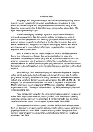 Definisi Memori PDF