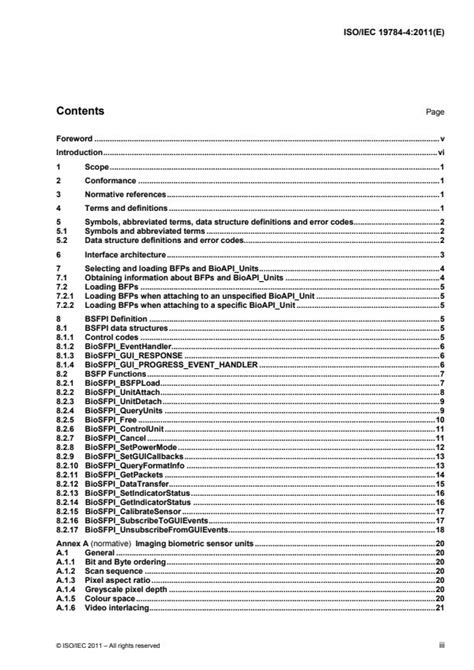 ISO IEC 19784 4 2011 Information Technology Biometric Application Programming Interface Part
