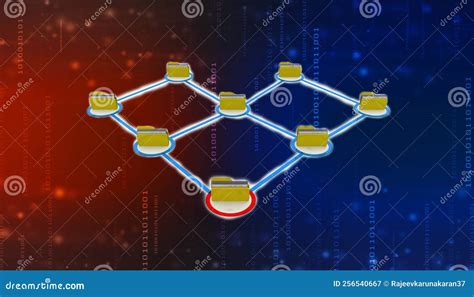 Data Sharing Concept In Internet Communication Abstract Background 3d Illustration Stock