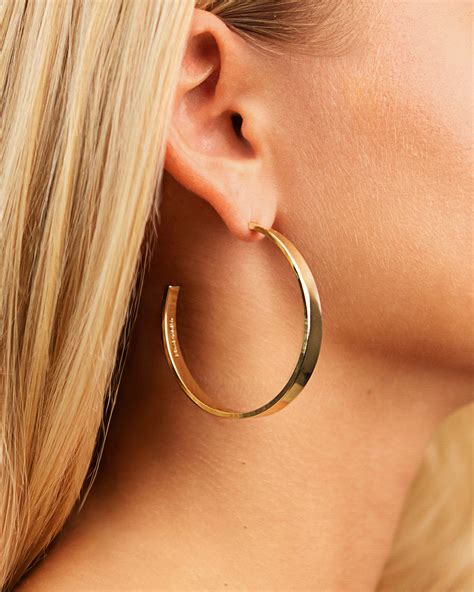 Silver And Gold Hoop Earrings Stylish Hoops By Sterling Forever