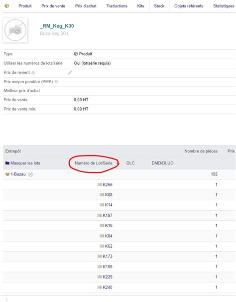 Page Product In Stock To Be Able To Sort Alphabetically The Column