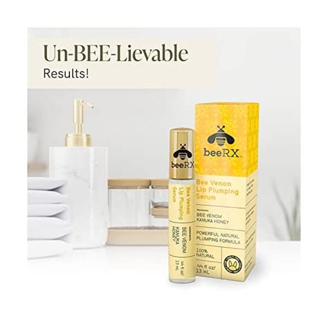 Bee Rx Lip Plumping Serum Natural Bee Venom Plus Kanuka Honey Anti