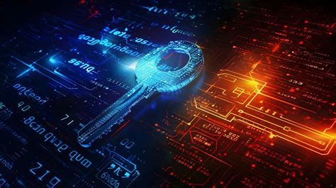 Digital Security Encryption Cybersecurity Data Protection Access Control Technology Concept