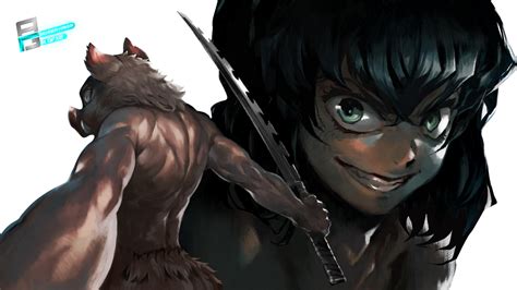 Inosuke Render By Aligfx136 On Deviantart