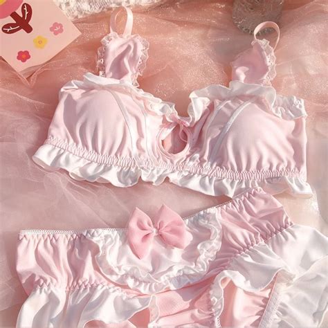 Small Rabbit Ear Japanese Bra For Girls With Small Chest Gathering