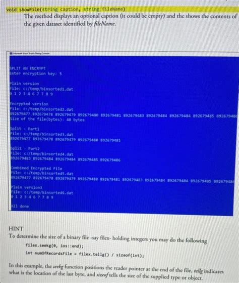 Solved Working With C This Is On Chapter 12 Advanced